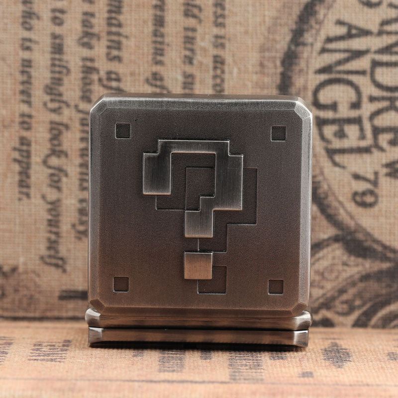 Retro gun color square question mark pocket watch – avroraglobal